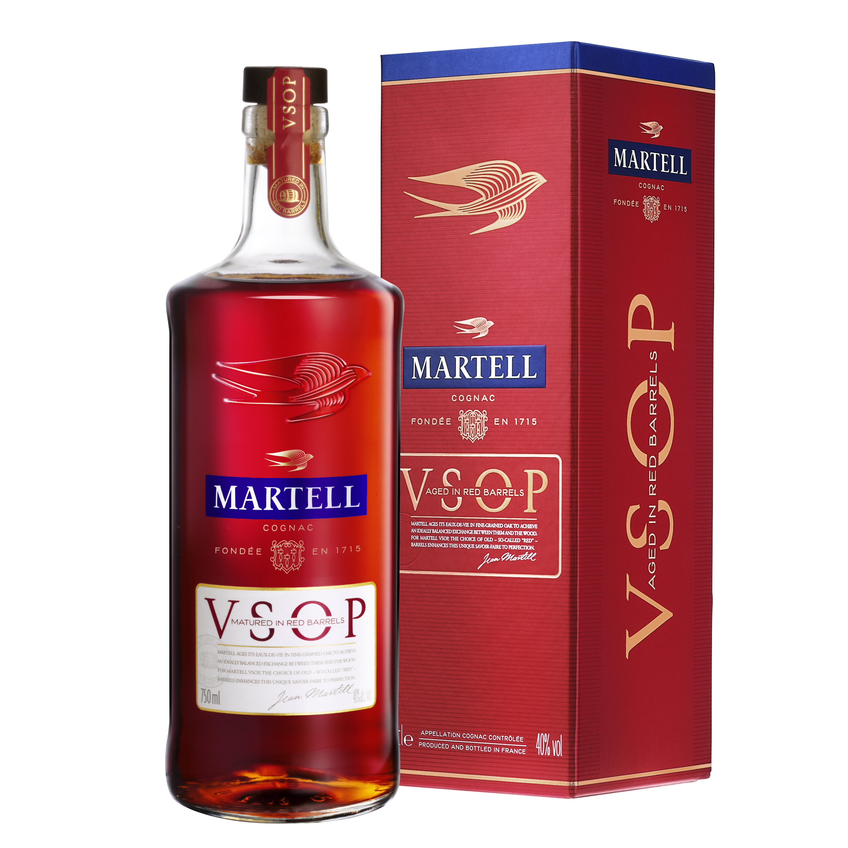 Martell Cognac France V.S.O.P Red Barrels 70cl | Wecommerce by Pernod Ricard