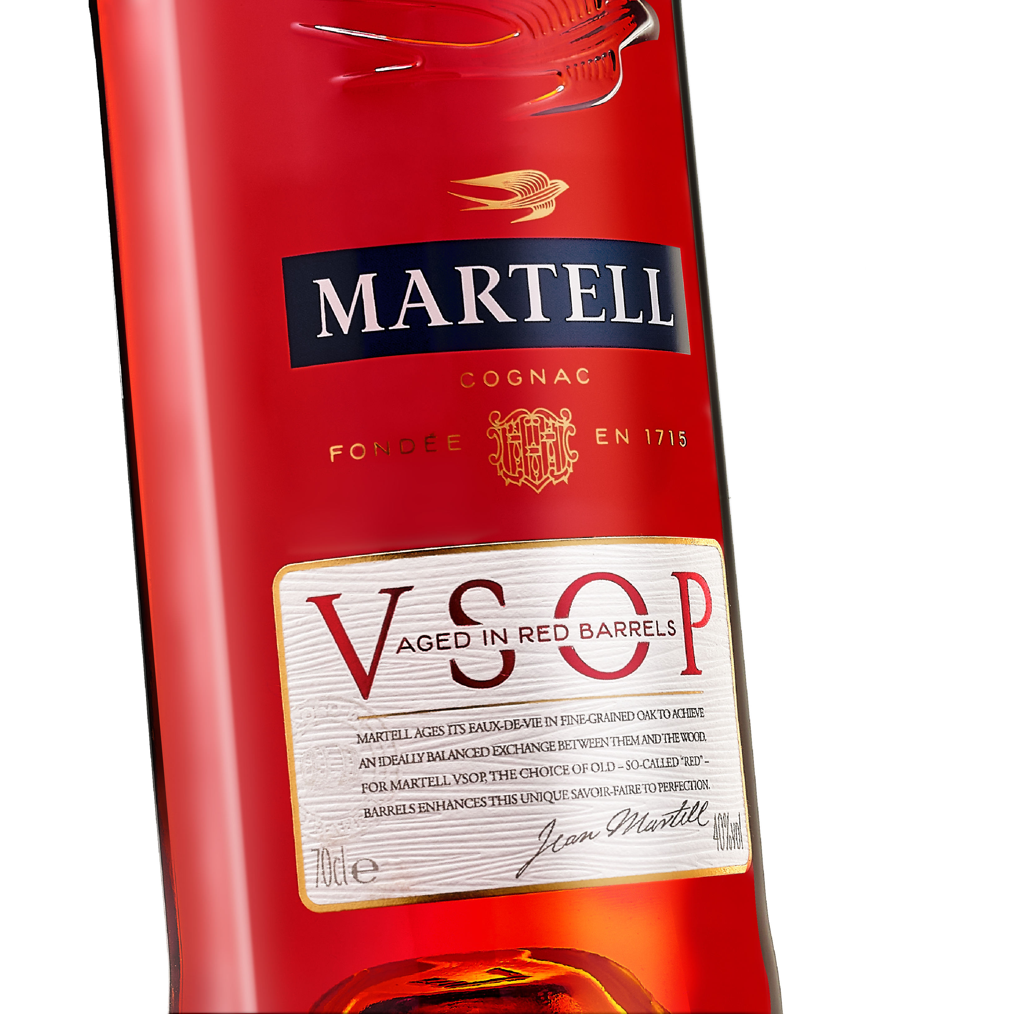 Martell Cognac France V.S.O.P Red Barrels 70cl | Wecommerce by Pernod Ricard
